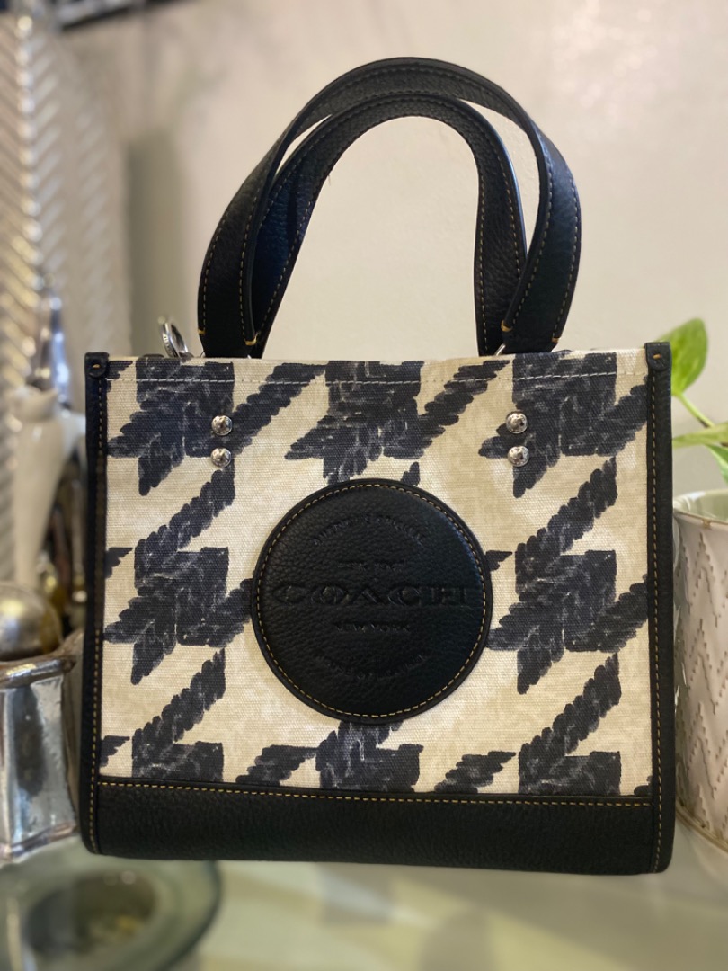 COACH DEMPSEY SMALL TOTE BAG, Women's Fashion, Bags & Wallets, Tote ...