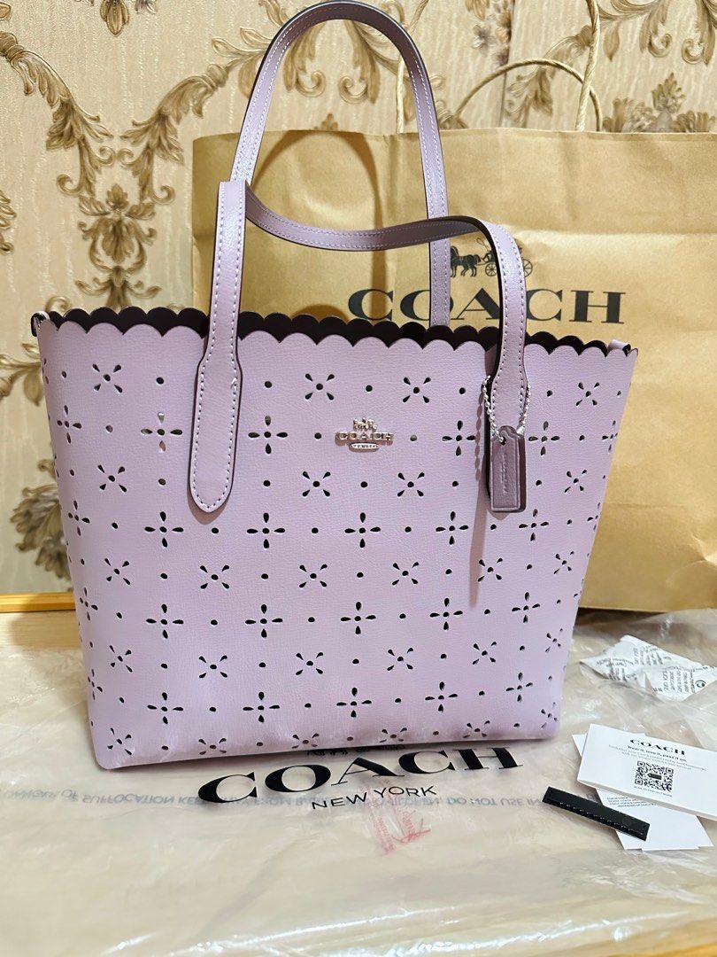 Coach Lilac Tote Bag, Women's Fashion, Bags & Wallets, Tote Bags on ...