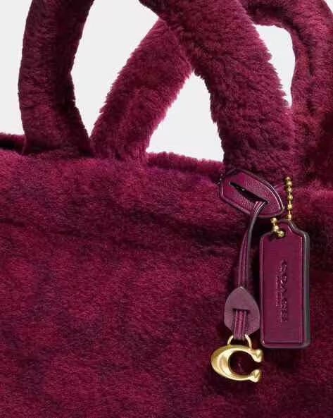 Coach Tote 22 in Signature Shearling Red, Luxury, Bags & Wallets on ...