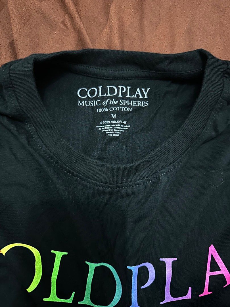 Official Merch Coldplay Music of The Spheres Tour 2023, Luxury, Apparel ...