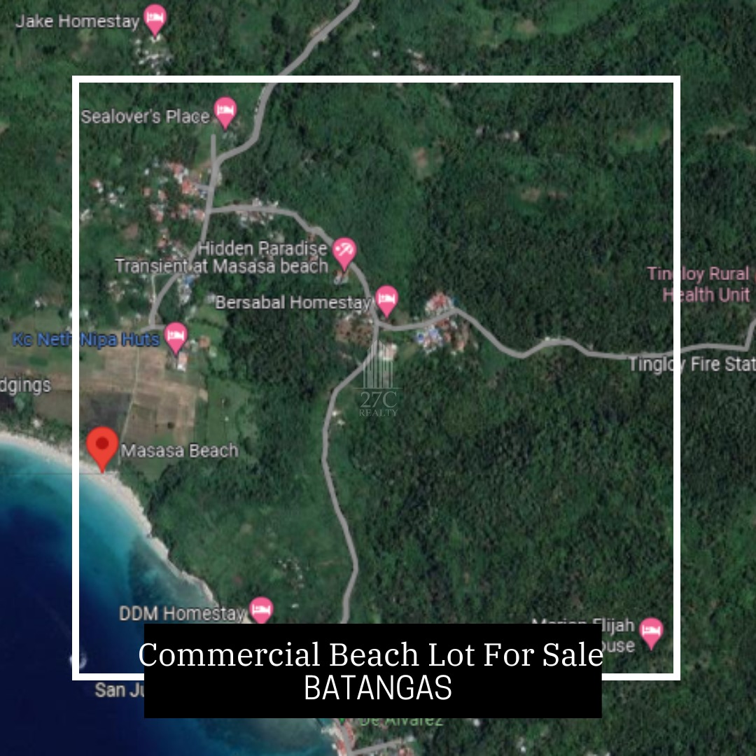Commercial Beach Lot For Sale in Masasa Beach Batangas, Property, For ...
