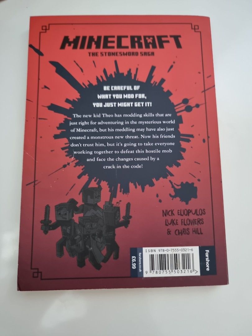 Crack in the code Minecraft storybook, Hobbies & Toys, Books ...