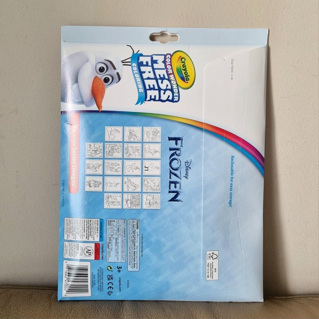 Crayola Disney Frozen 2 Color Wonder Mess Free Coloring Pack, Hobbies ...