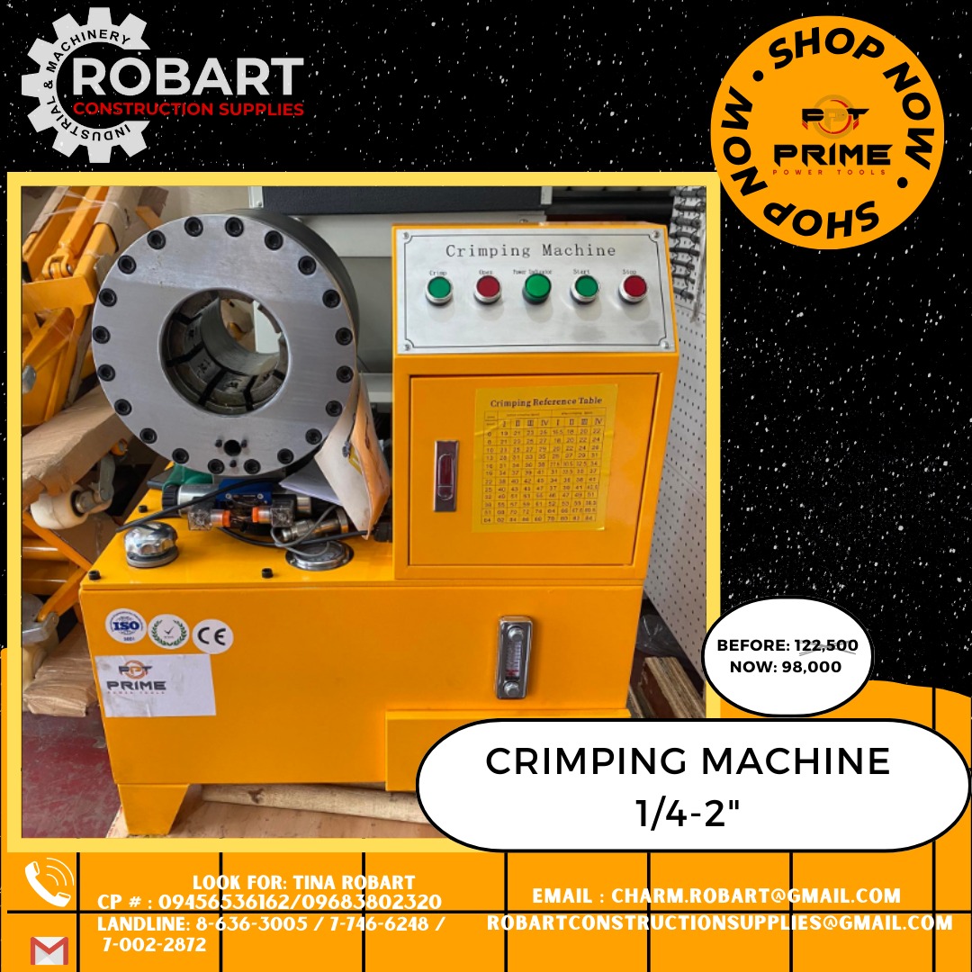 Crimping Machine, Commercial & Industrial, Construction Tools ...