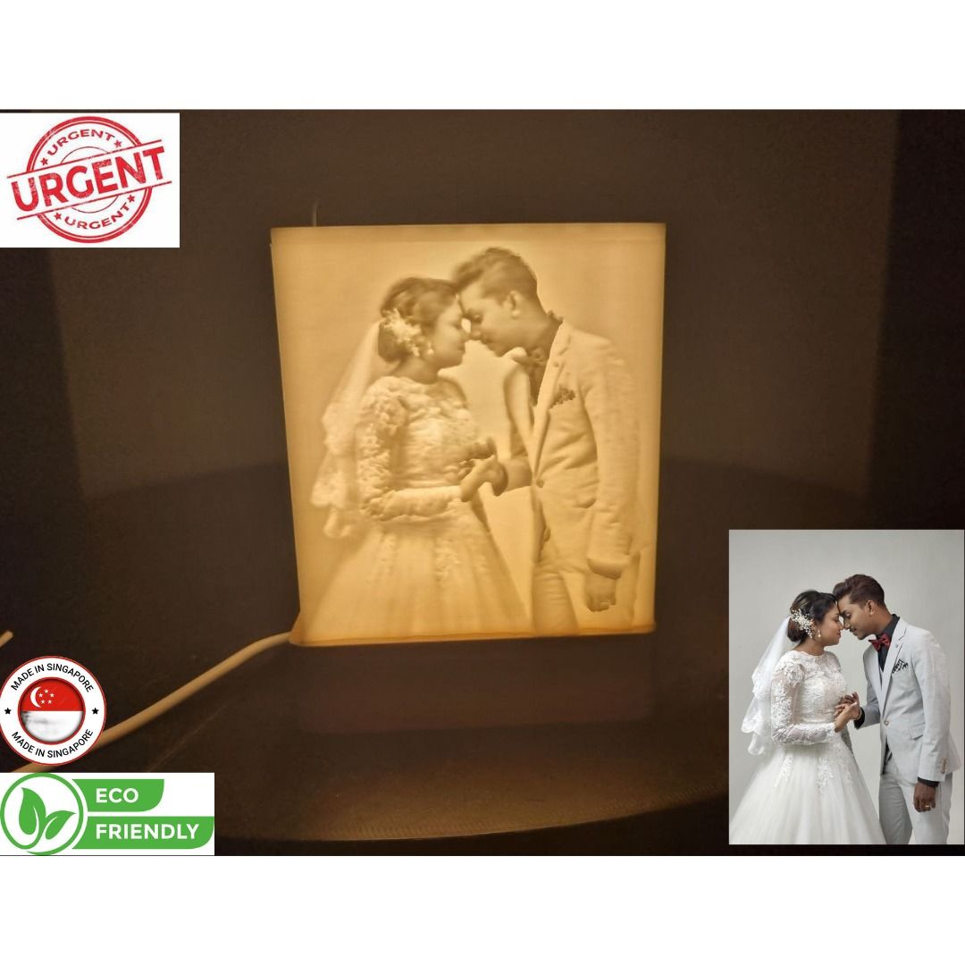 Personalised Lithophane Nightlamp [URGENT orders Customised Customized ...