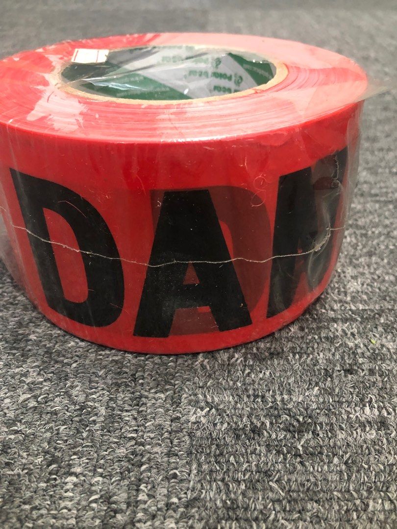 Danger WARNING Tape Barricade Cordon Tape , Everything Else on Carousell