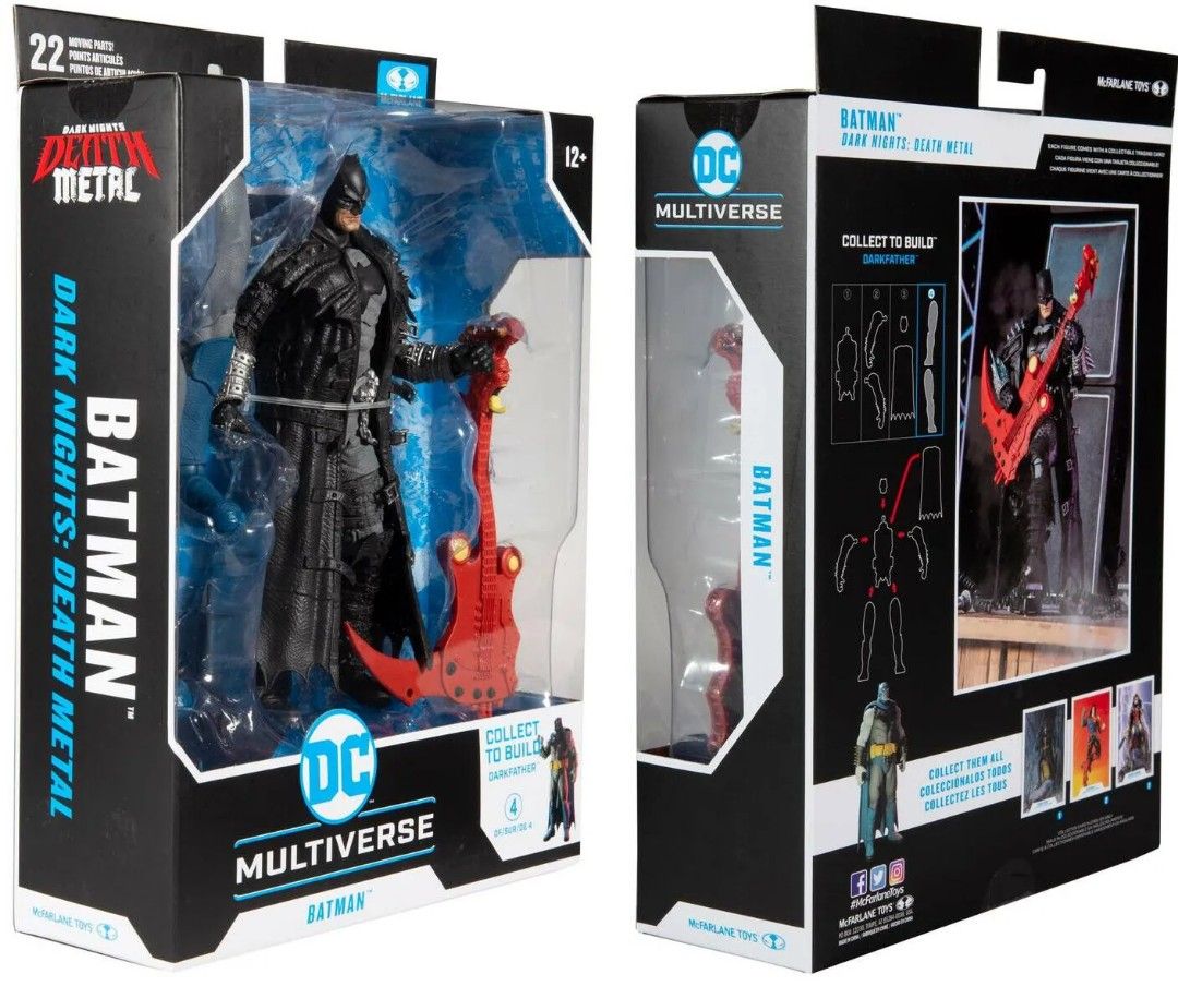 DEATH METAL BATMAN DC MULTIVERSE TODD McFARLANE TOYS 7" ACTION FIGURE ...