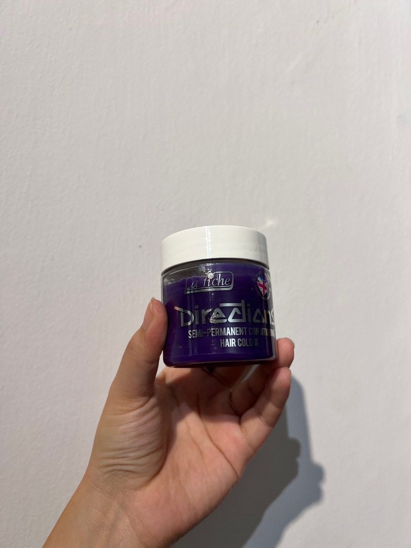 DIRECTIONS LILAC SEMI-PERMANENT HAIR DYE, Beauty & Personal Care, Hair ...