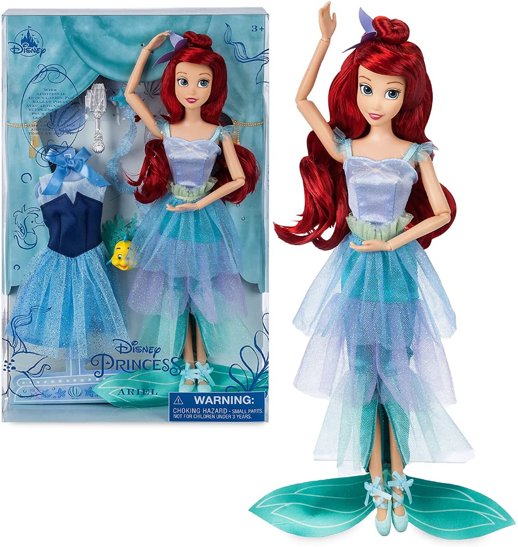 Disney Store Princess Ariel Ballerina Doll, Hobbies & Toys, Toys ...