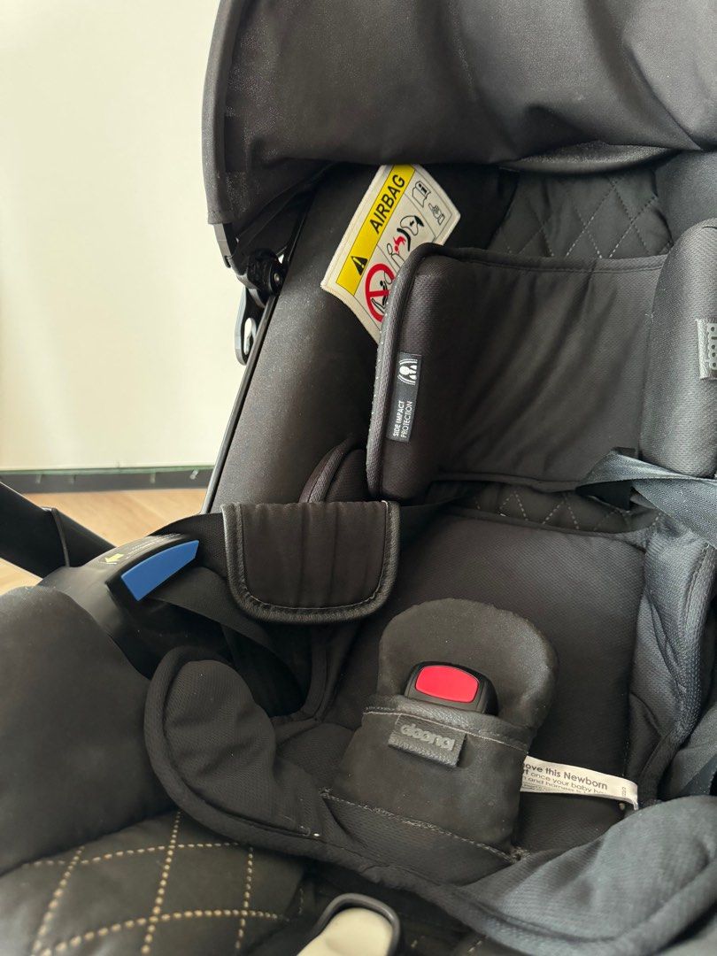 Doona Plus Limited Edition All Black Stroller, Babies & Kids, Going Out ...