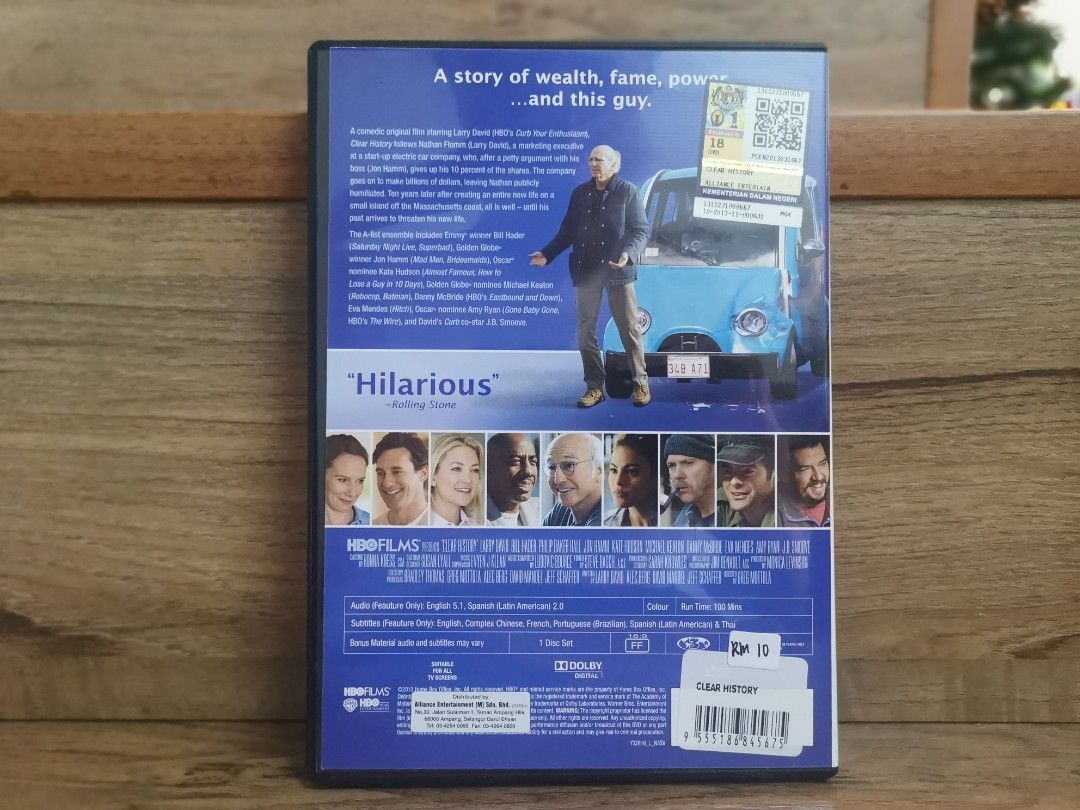 (DVD) CLEAR HISTORY, Hobbies & Toys, Music & Media, CDs & DVDs on Carousell