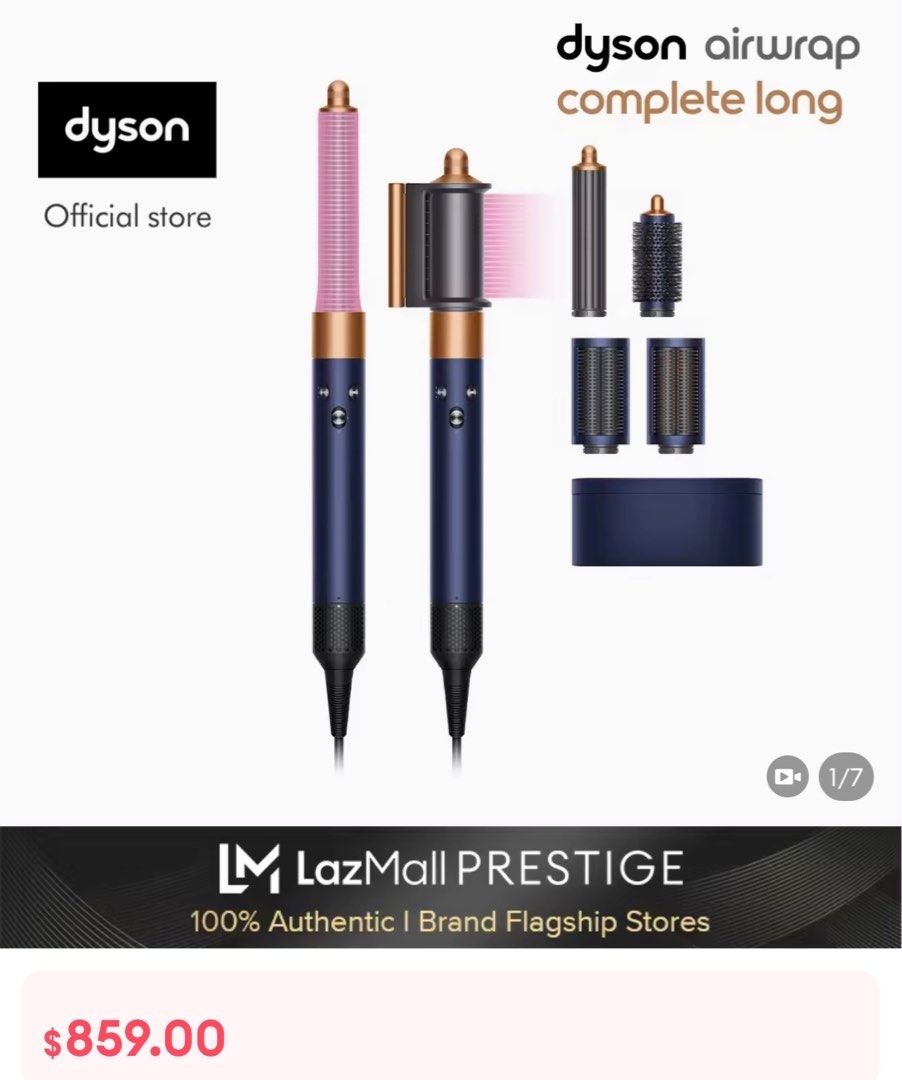 dyson airwrap Dyson Aimulti-styler and dryer Complete Long (Prussian ...