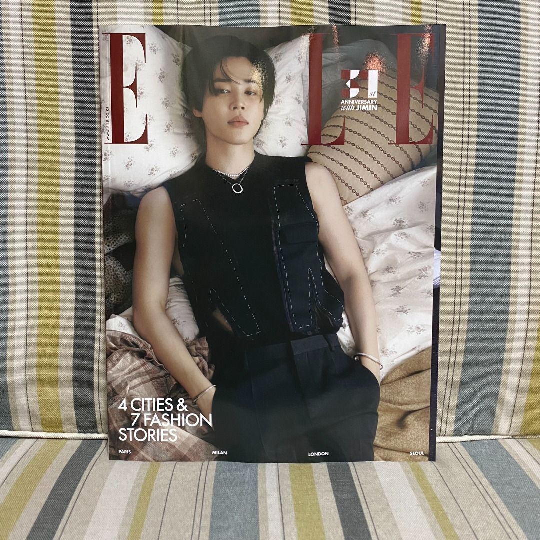 ELLE MAGAZINE KOREA BTS JIMIN COVER, Hobbies & Toys, Memorabilia ...