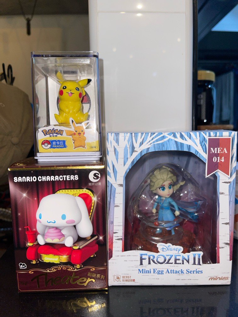 Elsa, Sanrio Theatre and Pikachu Model, Hobbies & Toys, Toys & Games on ...