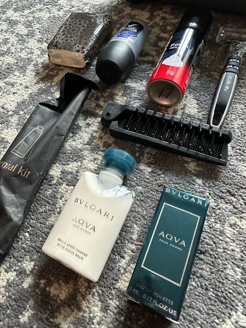 Emirates Bulgari Business class kit, Luxury, Bags & Wallets on Carousell