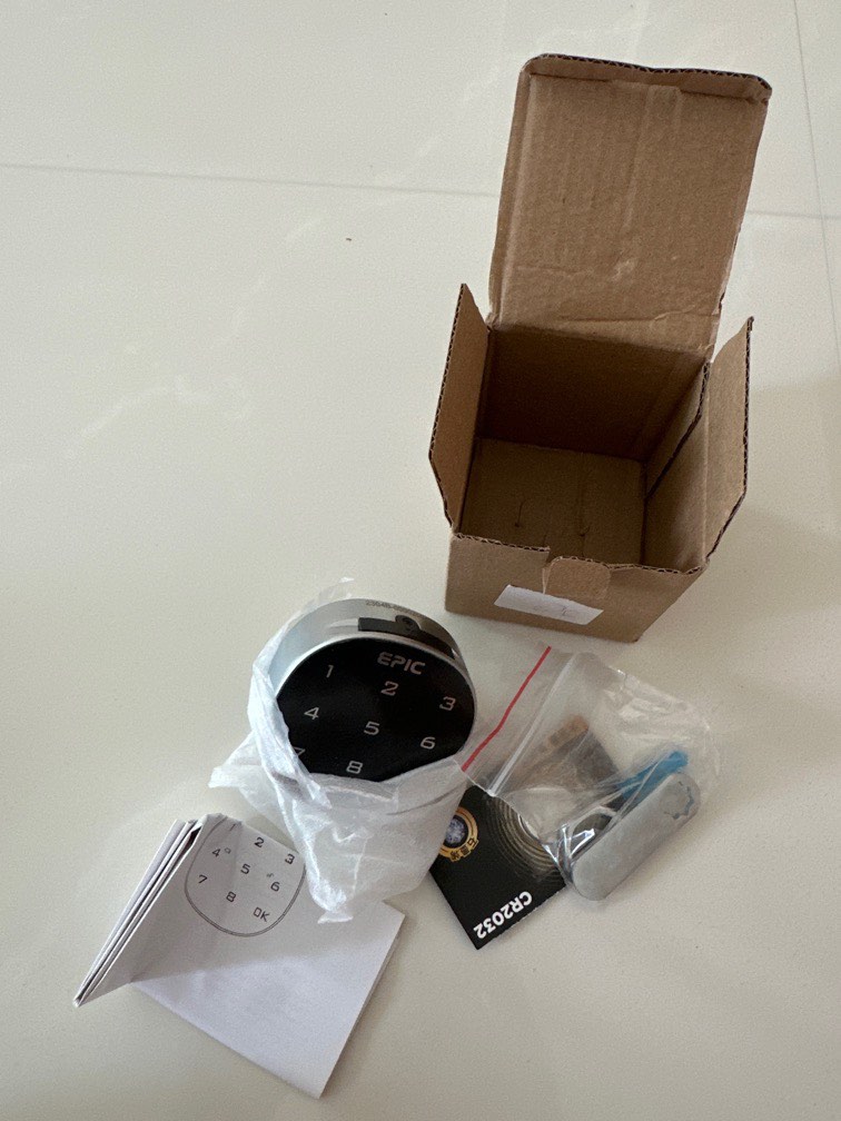 EPIC branded letterbox digital lock set, Furniture & Home Living ...