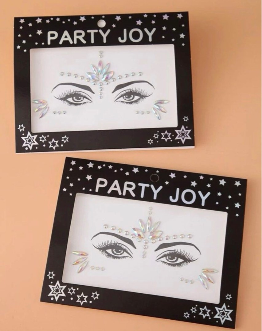 Face jewel sticker for music festivals, Beauty & Personal Care, Face ...