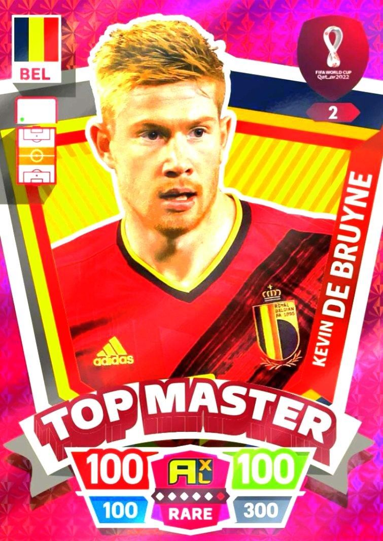 Fifa World Cup 2022 Trading Card Top Master KDB, Everything Else on Carousell