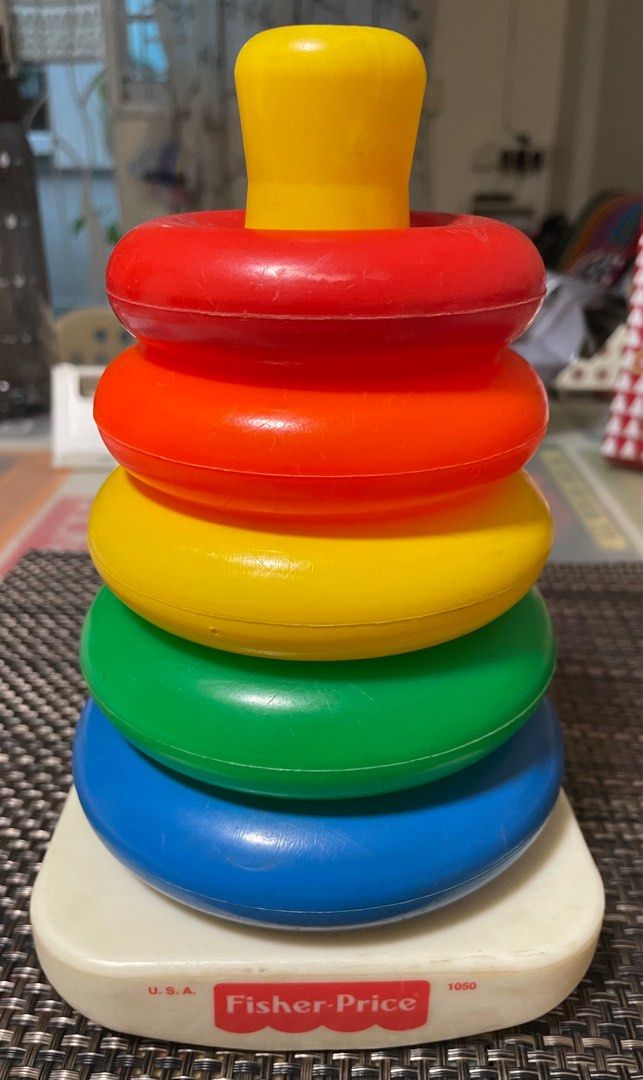Fisher Price Stacking toy , Babies & Kids, Infant Playtime on Carousell