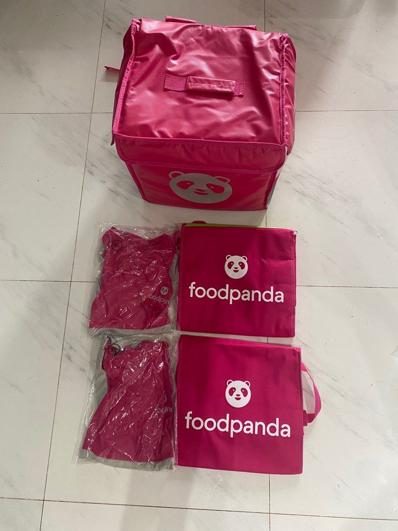 Foodpanda Rider Full Set (Brand New), Motorcycles, Motorcycle ...