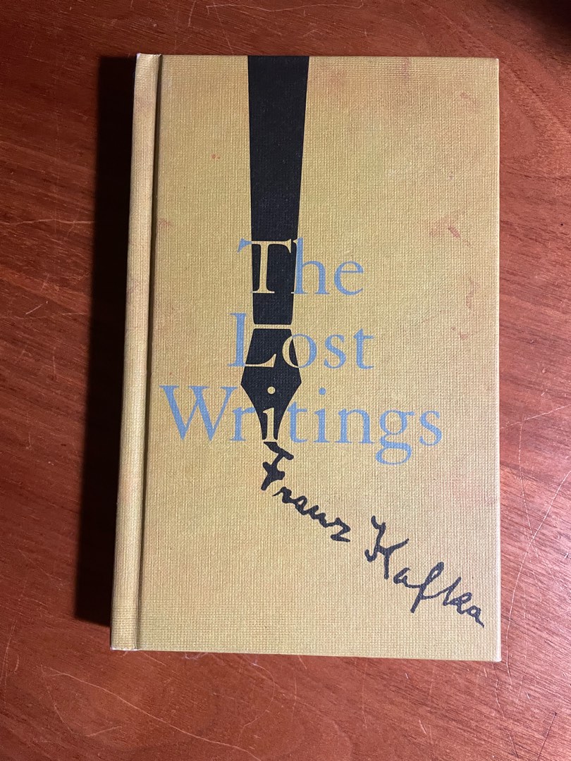 Frank Kafka The Lost Writing, 興趣及遊戲, 書本 & 文具, 小說 & 故事書 - Carousell
