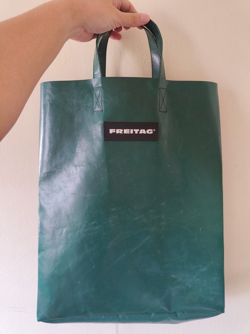 Freitag green bag, Women's Fashion, Bags & Wallets, Tote Bags on Carousell