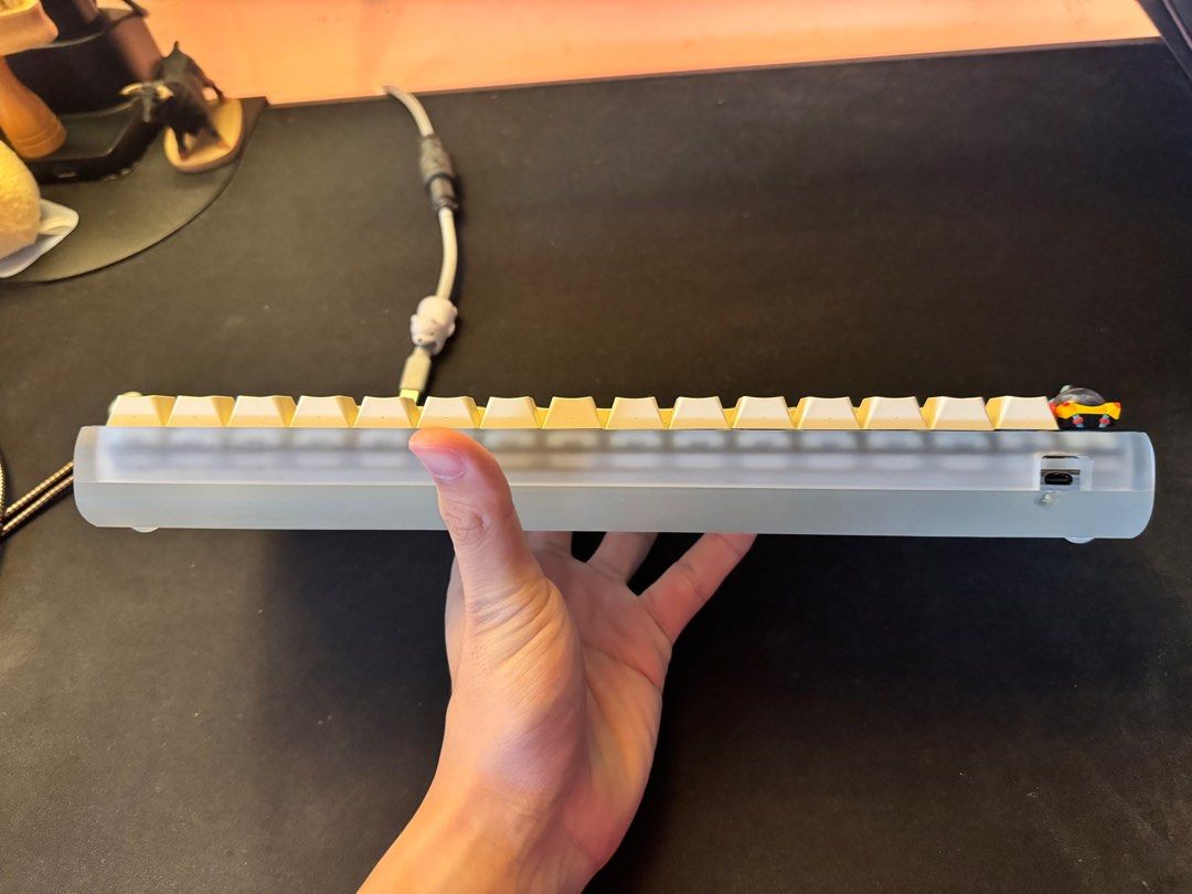 Freja65 Frosted Glass Custom Keyboard, Computers & Tech, Parts ...