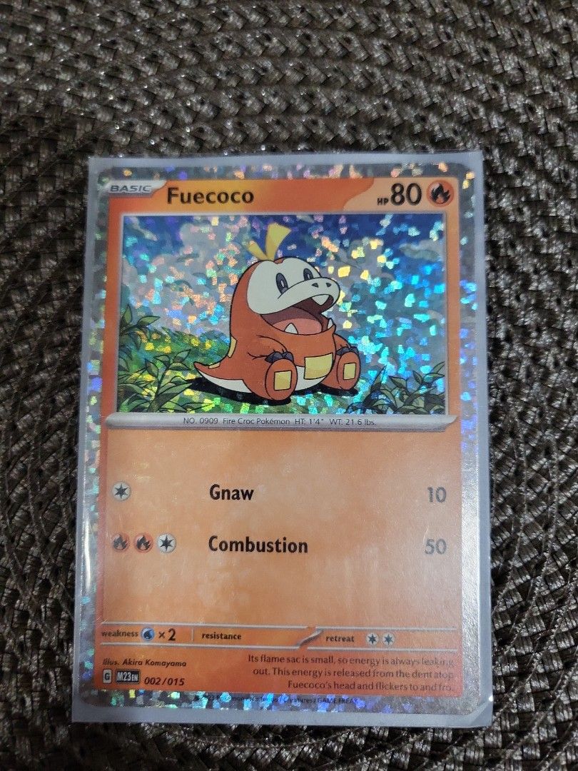 Fuecoco mcdonalds card rare CHEAP not sold yet, Hobbies & Toys, Toys ...