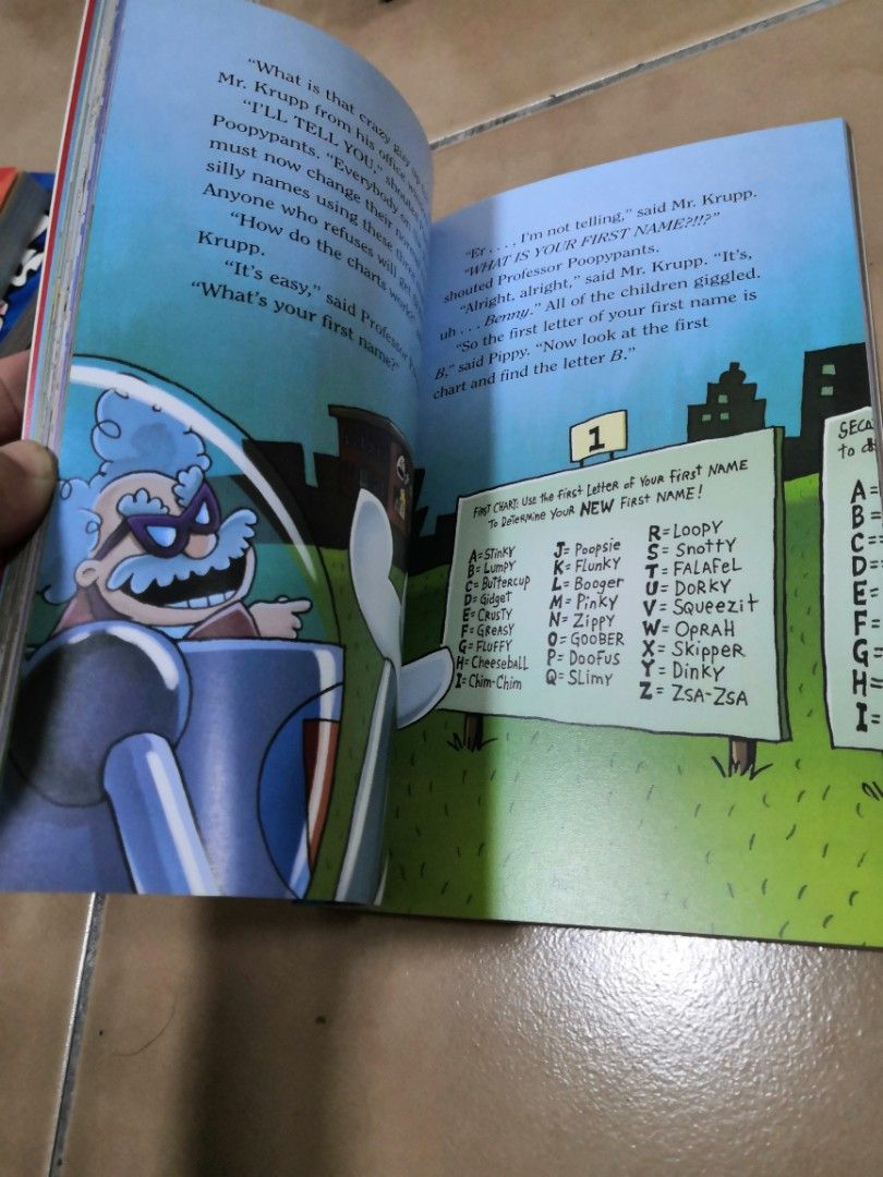 Full color Captain Underpants The Fourth Epic Novel, Hobbies & Toys ...