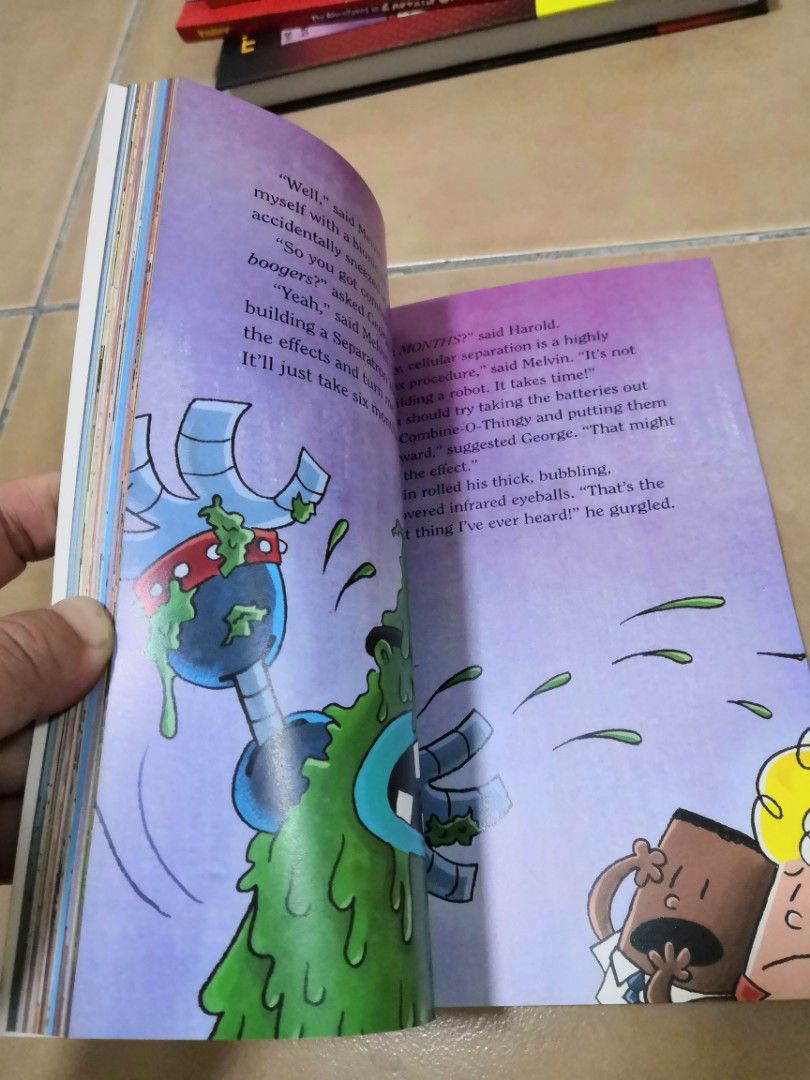 Full color Captain Underpants The Eixth Epic Novel, Hobbies & Toys ...