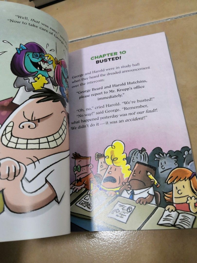 Full color Captain Underpants The Third Epic Novel, Hobbies & Toys ...