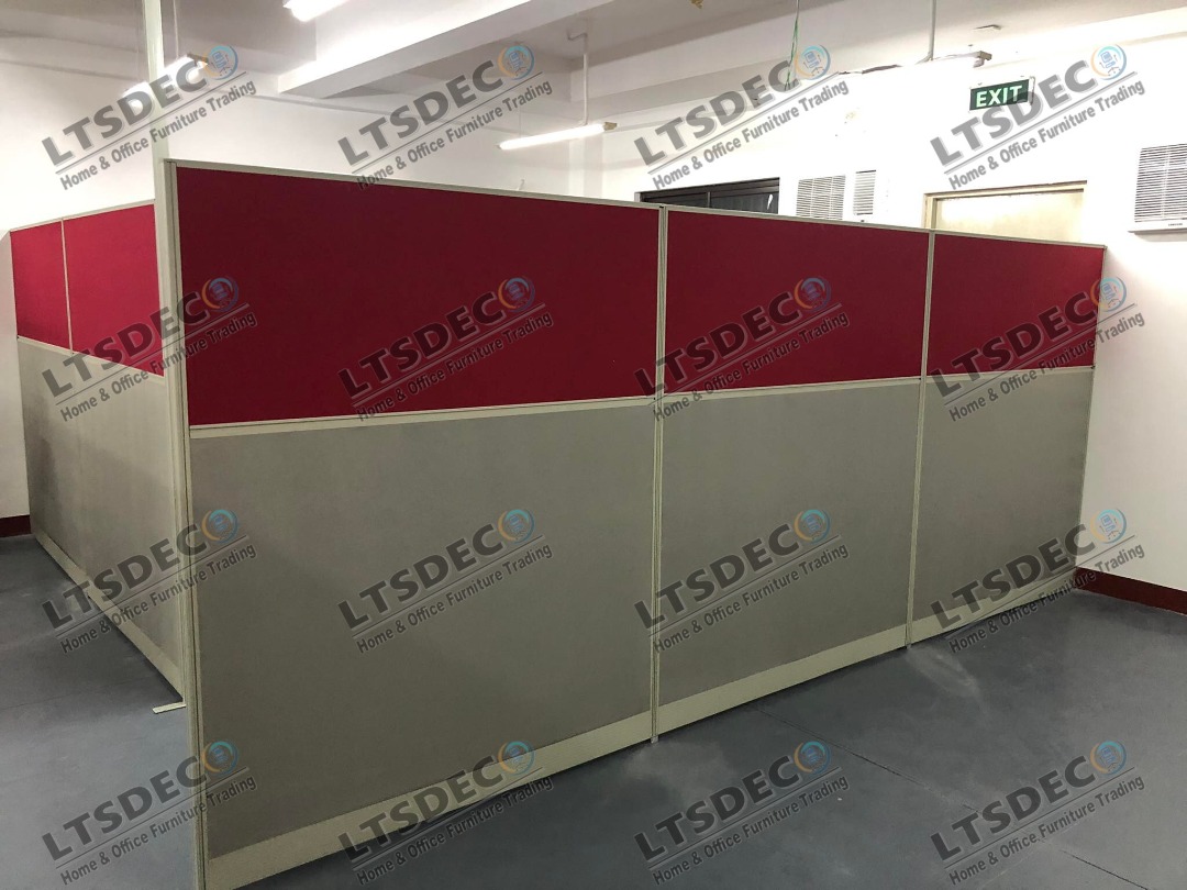FULL FABRIC HIGH PANEL OFFICE PARTITION --- OFFICE FURNITURES ...