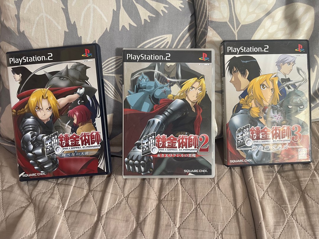 Fullmetal alchemist 1-3 ps2 games brand new Japan SOLD AS SET ONLY full ...