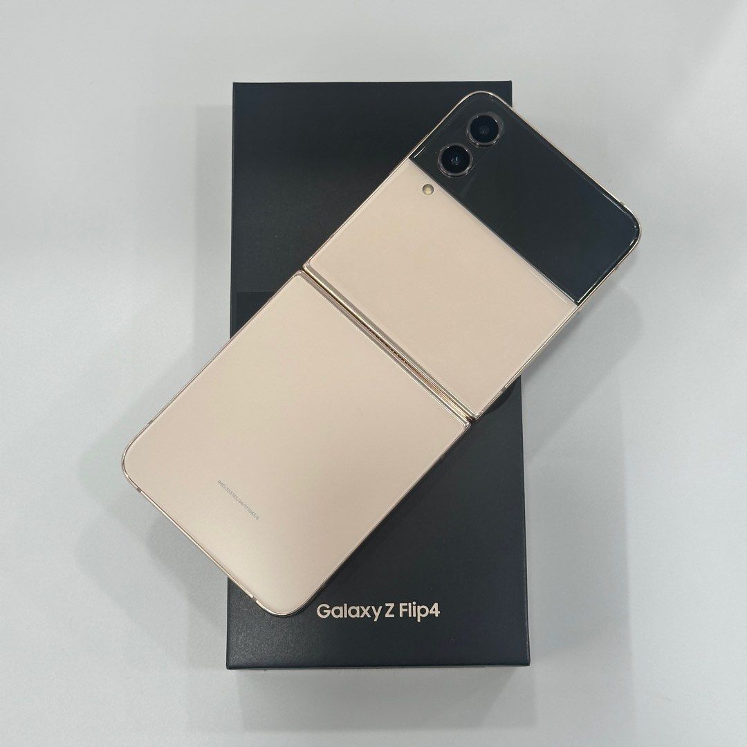 Galaxy Z Flip 4 Pink Gold 128GB, Mobile Phones & Gadgets, Mobile Phones ...