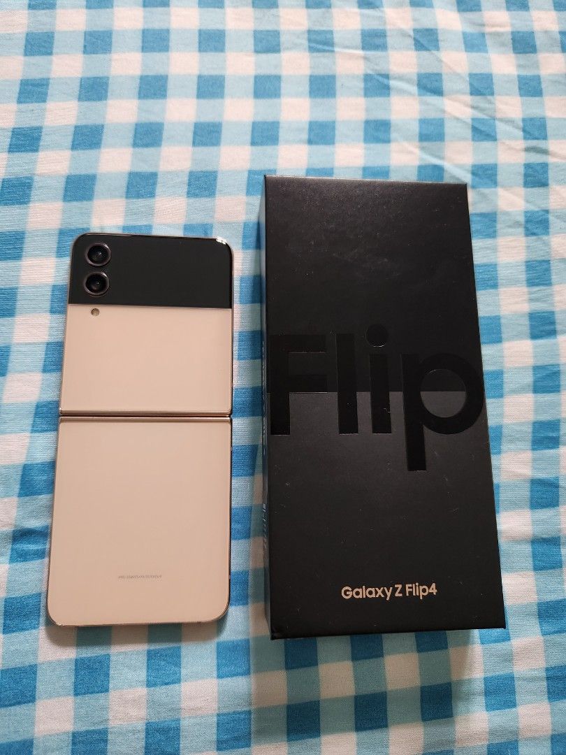 Galaxy Z Flip 4 Pink Gold 256GB, Mobile Phones & Gadgets, Mobile Phones ...