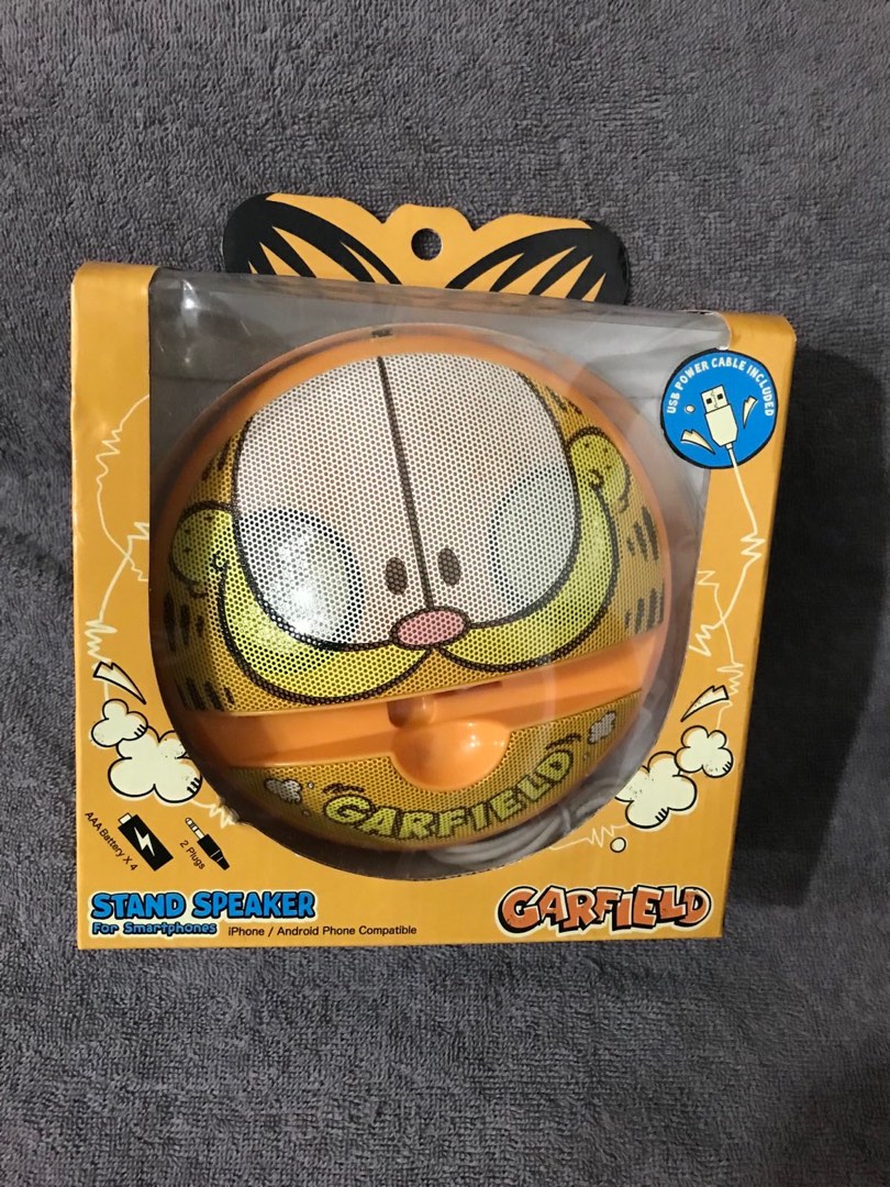 Garfield Stand Speaker, 興趣及遊戲, 玩具 & 遊戲類 - Carousell