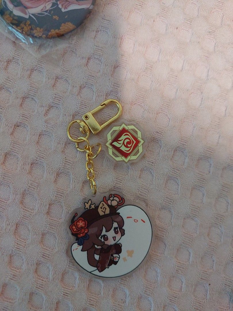 Genshin Impact Hutao Keychain, Hobbies & Toys, Memorabilia ...