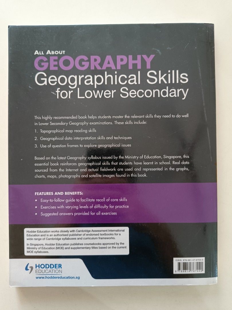 Geographical skill for lower secondary exercise book, Hobbies & Toys, Books & Magazines ...