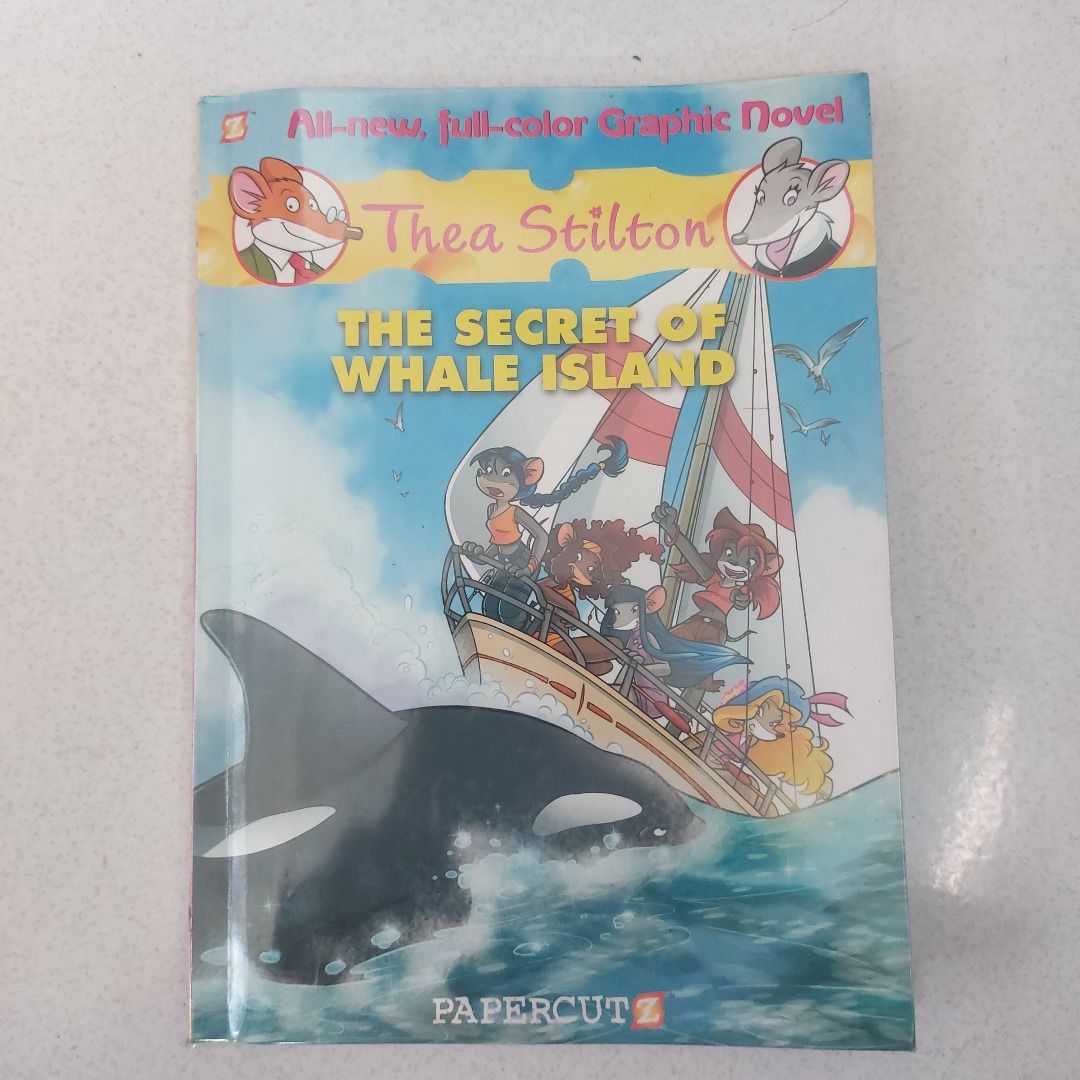 Geronimo Stilton Secret of Whale Island Comic Graphic Novel Thea ...