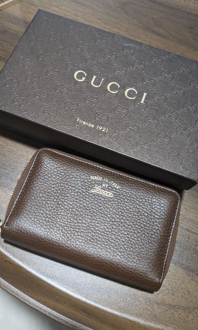 Gucci zip around wallet, Luxury, Bags & Wallets on Carousell
