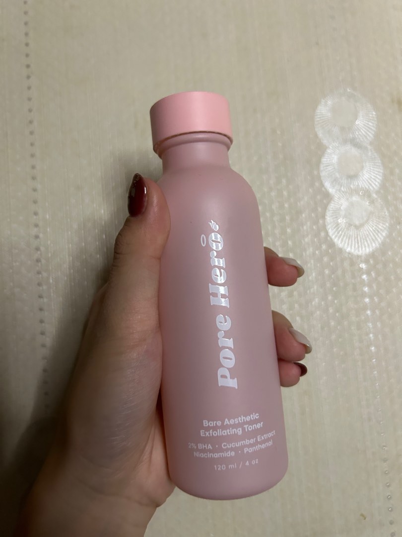 Harlette Pore Hero Bare Aesthetic Exfoliating Toner, Kesehatan ...