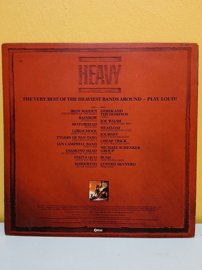 HEAVY ( Heavy metal Compilation ), Hobbies & Toys, Music & Media, CDs ...