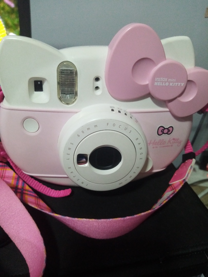 Hello kitty Instax, Photography, Cameras on Carousell