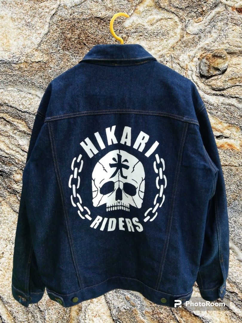 Hikari riders denim jacket, Men's Fashion, Coats, Jackets and Outerwear ...