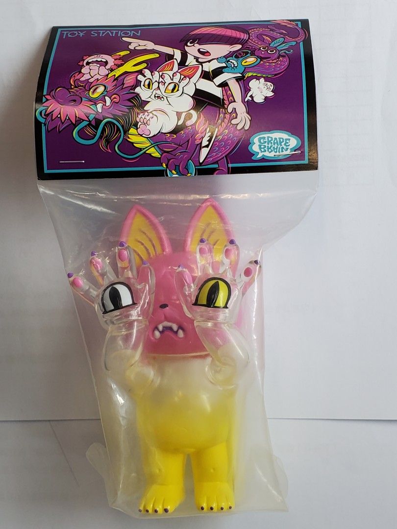 Hot grape brain grapebrain nigiri hell's cat 地獄貓 GVX Popopshop in Hong Kong toystation 限定版 ...