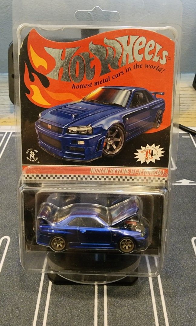 Hot Wheels / Nissan Skyline GTR BNR R34 Blue / RLC, Hobbies & Toys ...