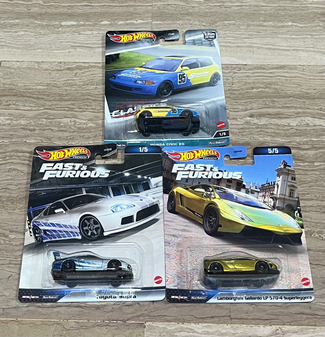 HOT WHEELS HONDA SPOON & FAST & FURIOUS, Hobbies & Toys, Toys & Games ...