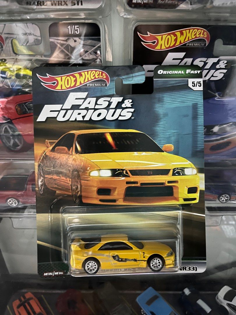 Hotwheels Fast and Furious Premium Original Fast Nissan Skyline GTR R33 ...