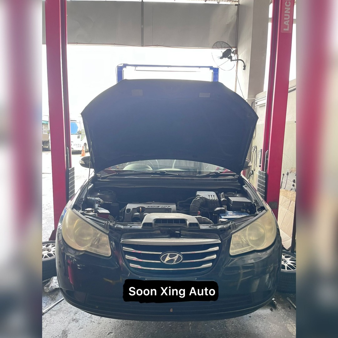 Hyundai Avante 1.6 General Servicing + Absorber Mounting, Car ...
