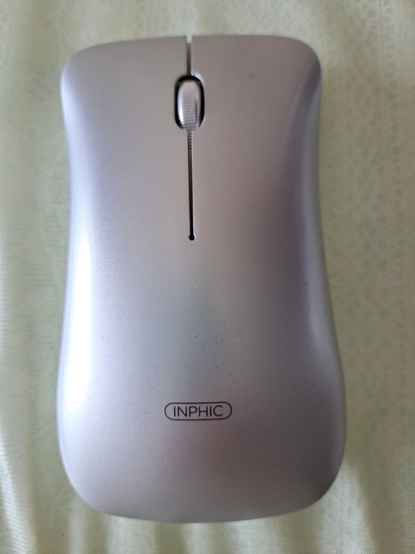 INPHIC PM9 wireless mouse rechargeable battery, 電腦＆科技, 電腦周邊及配件, 電腦滑鼠及相關 ...